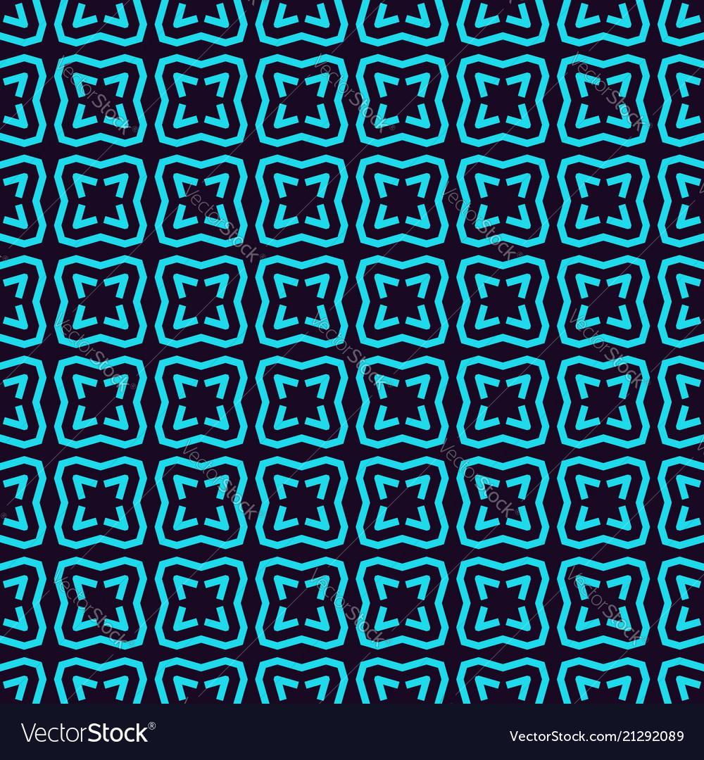 Seamless Pattern Ornament Of Lines And Curls Vector Image