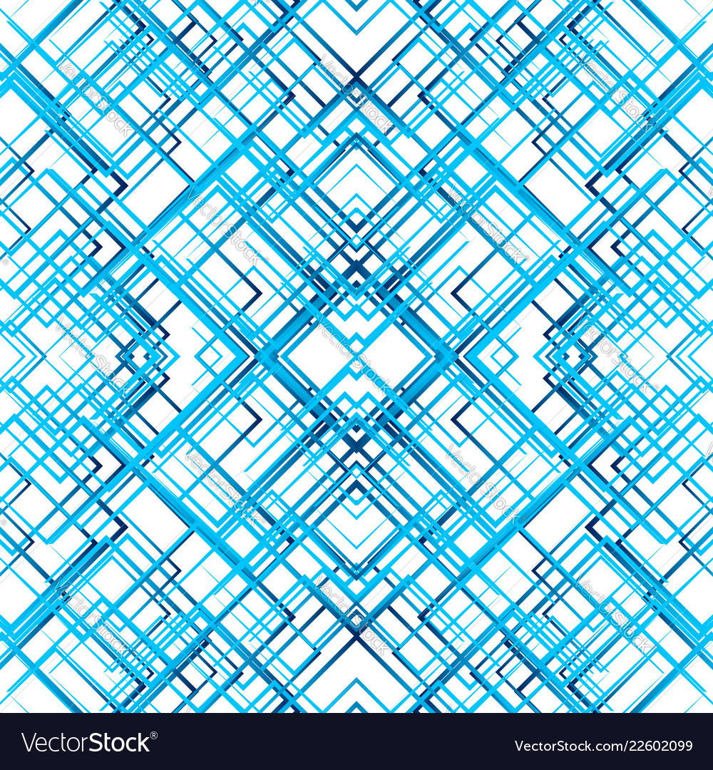 Geometric grid mesh seamlessly repeatable pattern Vector Image