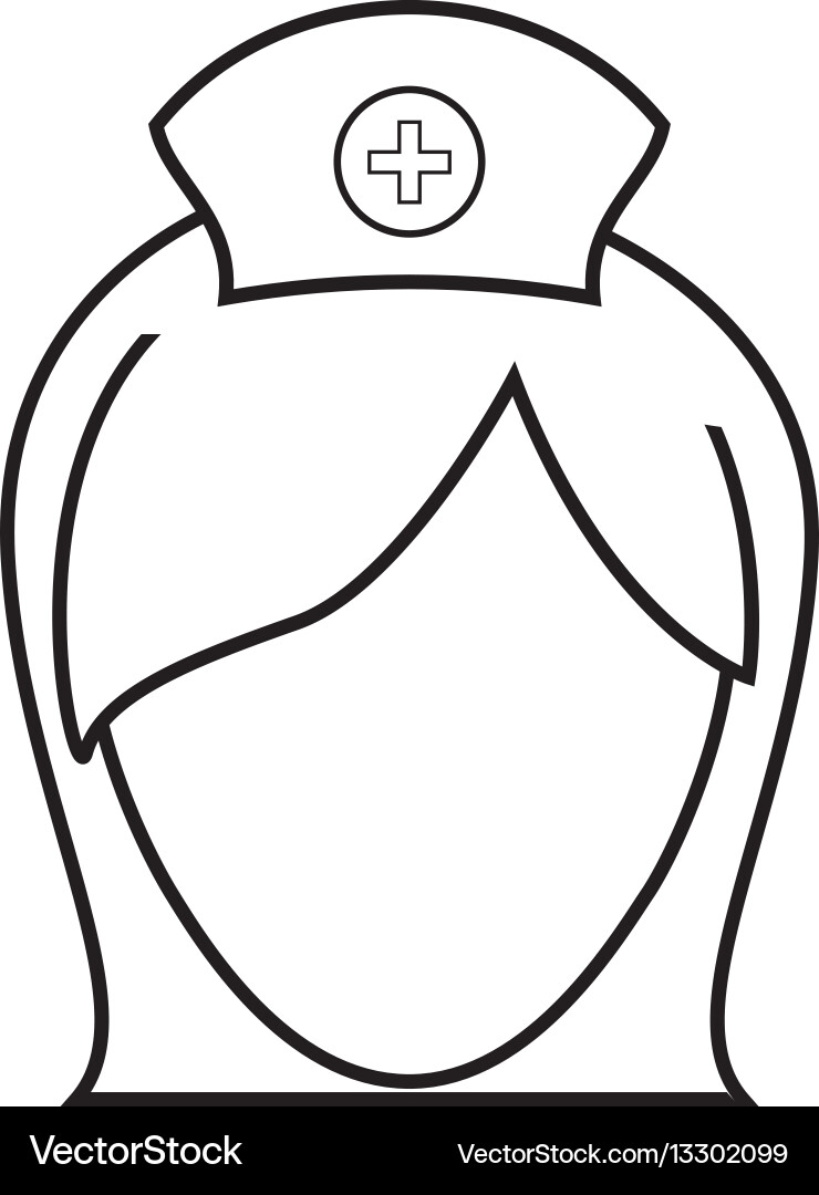 Nurse medical profession Royalty Free Vector Image