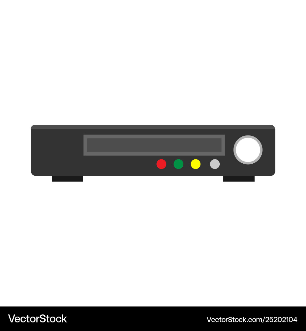 Audio player system equipment icon stereo studio Vector Image