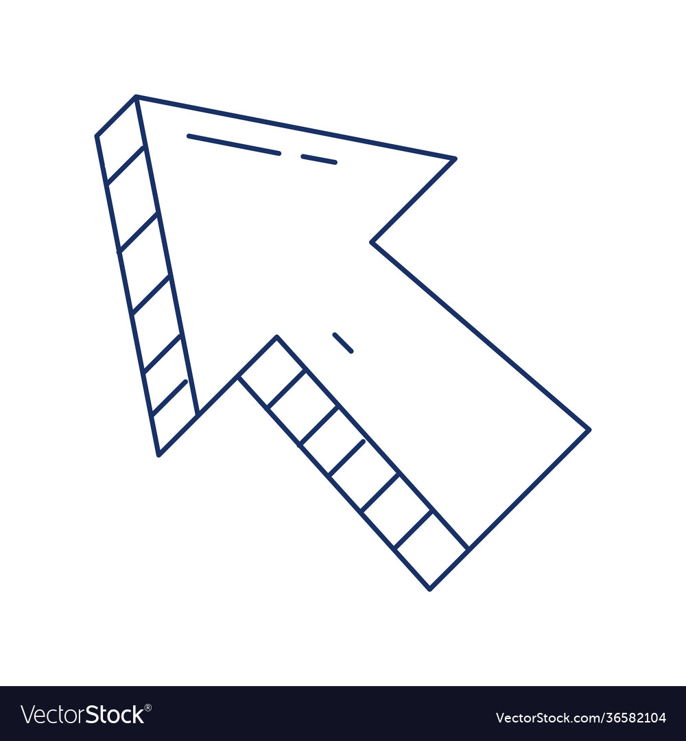 Click arrow cursor Royalty Free Vector Image - VectorStock