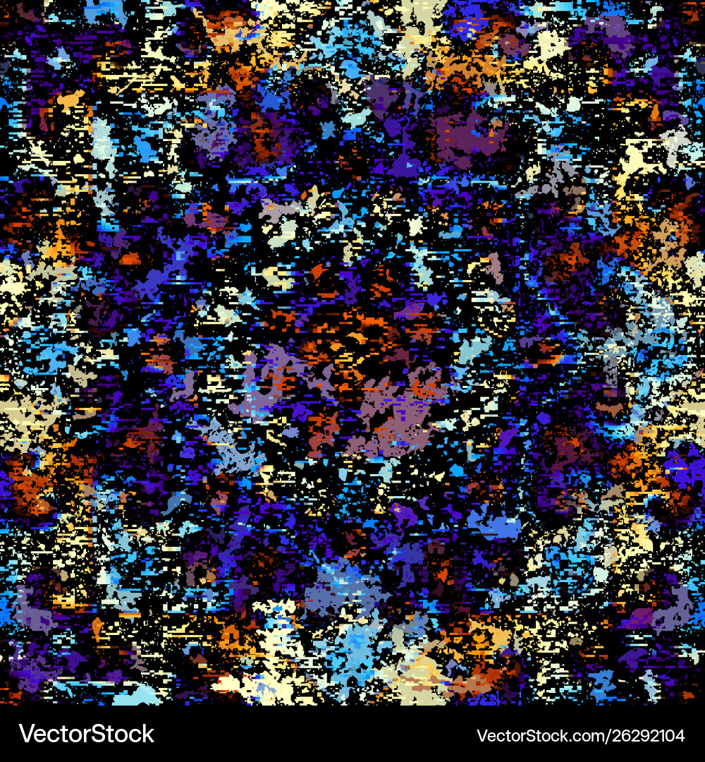 Image with imitation grunge datamoshing Royalty Free Vector