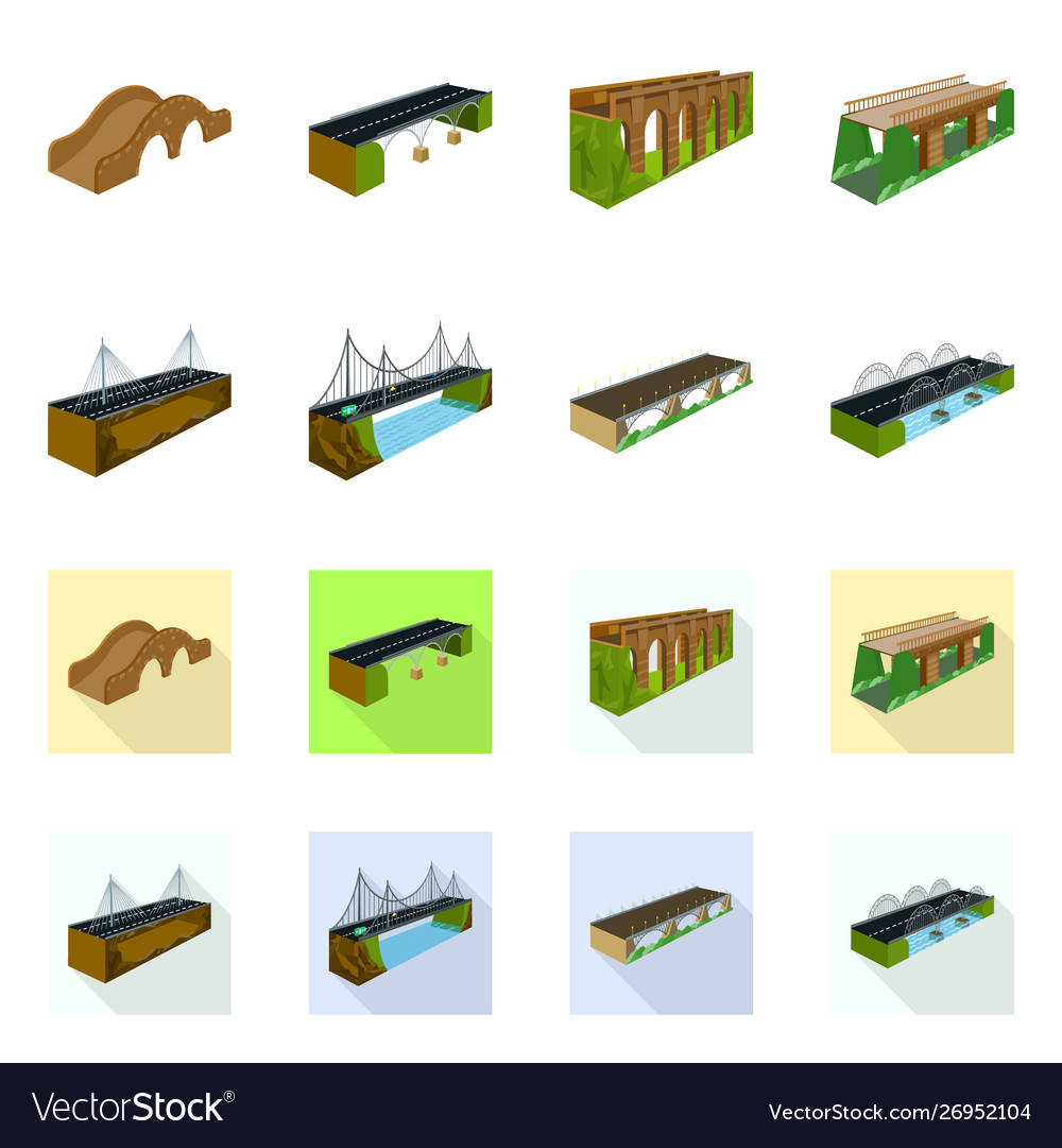 Isolated Object Connection And Design Logo Vector Image