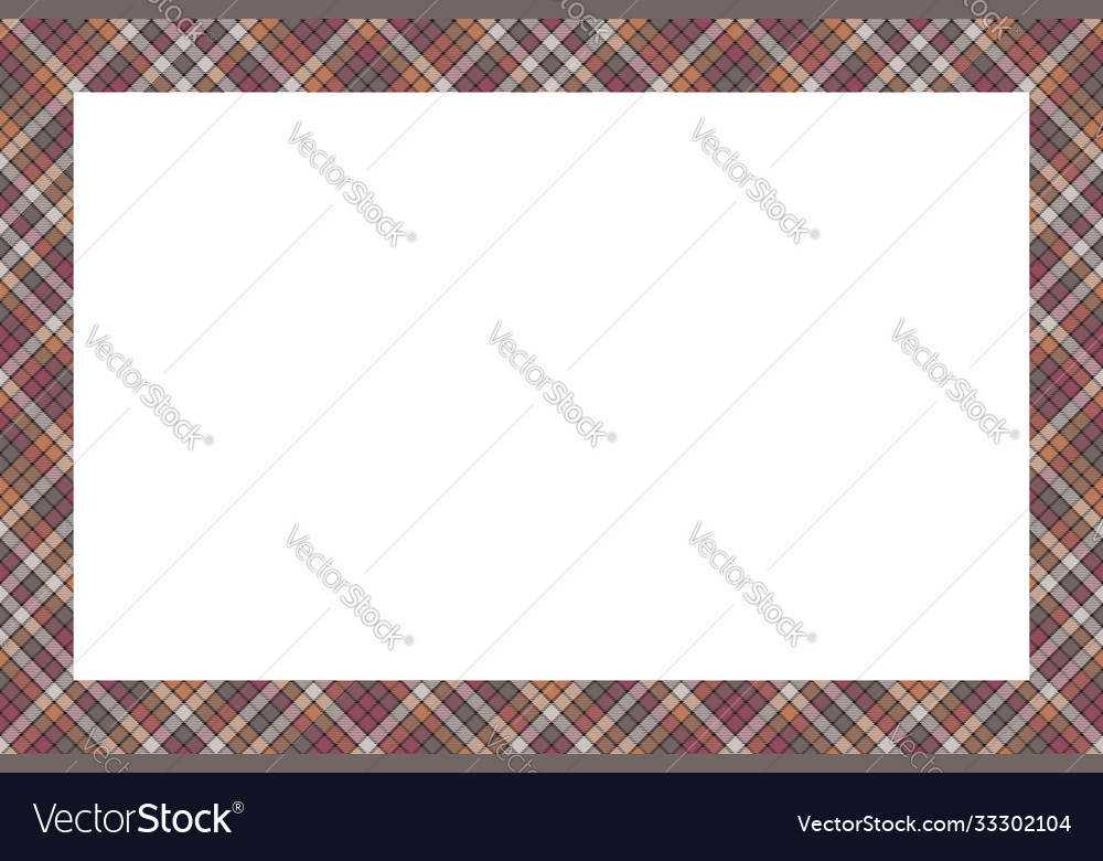 Rectangle borders and frames border pattern Vector Image