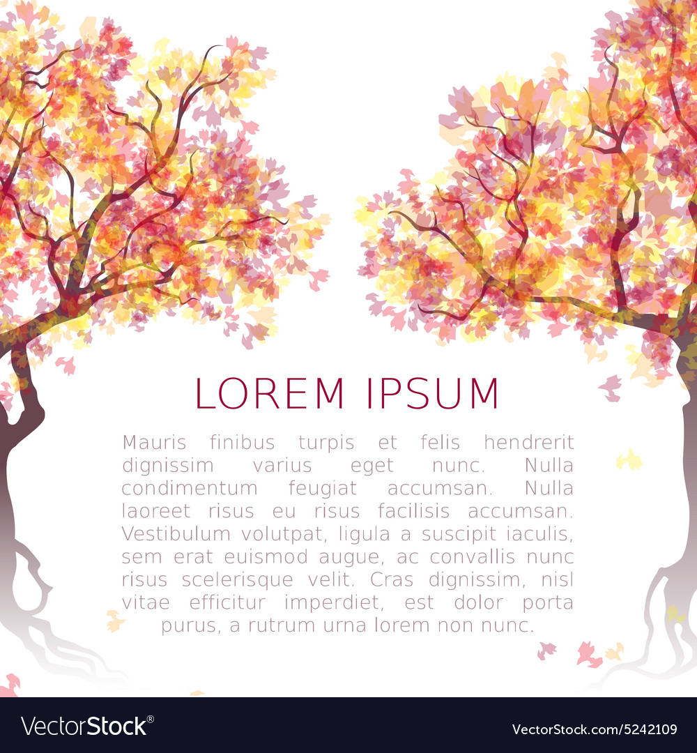 Colorful abstract tree Royalty Free Vector Image