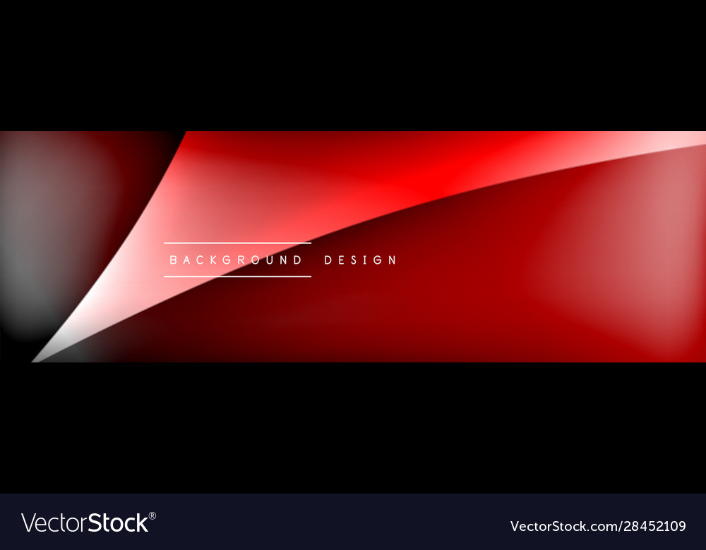 Flowing waves with 3d shadow effects and fluid Vector Image