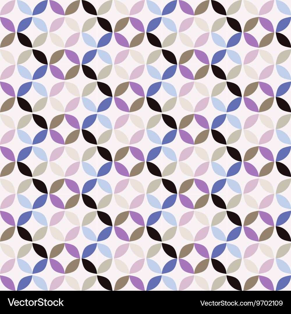 Geometric circle pattern background Royalty Free Vector