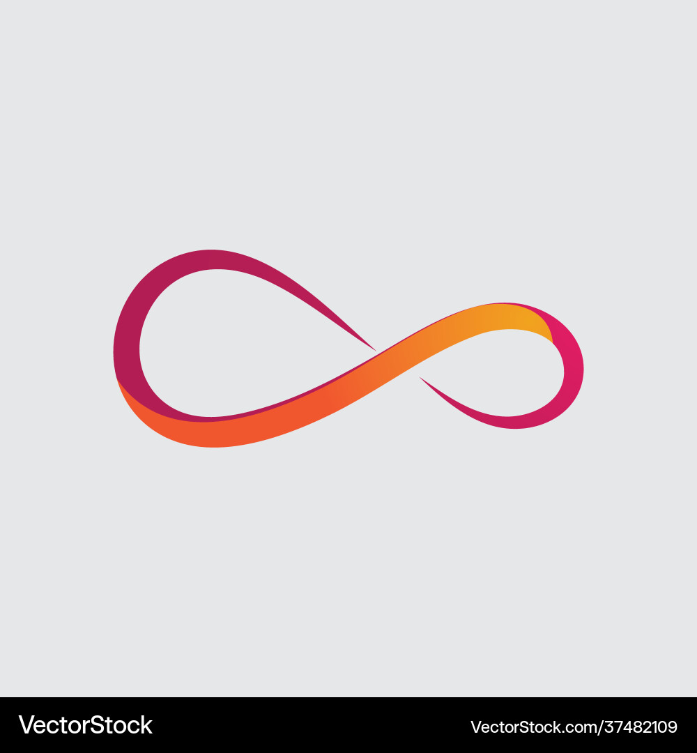 Infinity design Royalty Free Vector Image - VectorStock