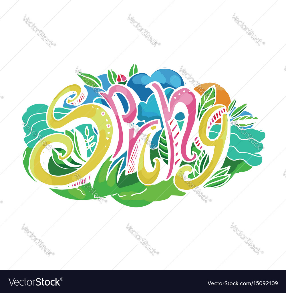 Springtime Royalty Free Vector Image - VectorStock