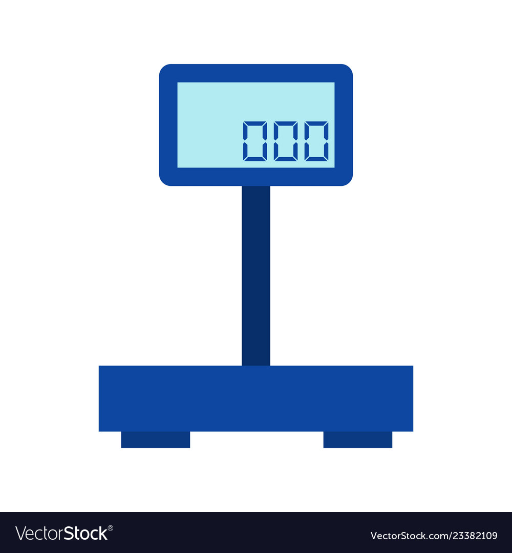 Weight machine icon Royalty Free Vector Image - VectorStock