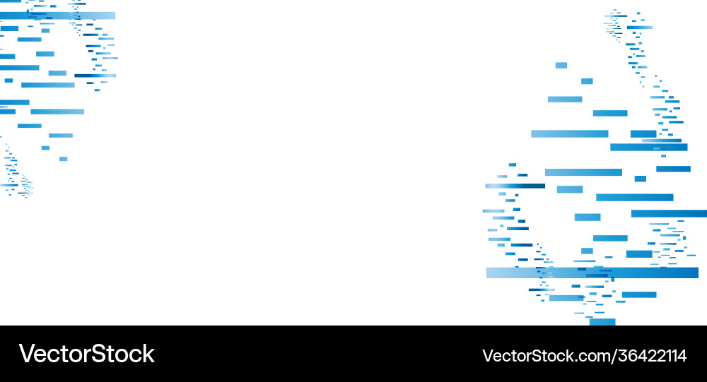 Abstract blues lines design on white Royalty Free Vector