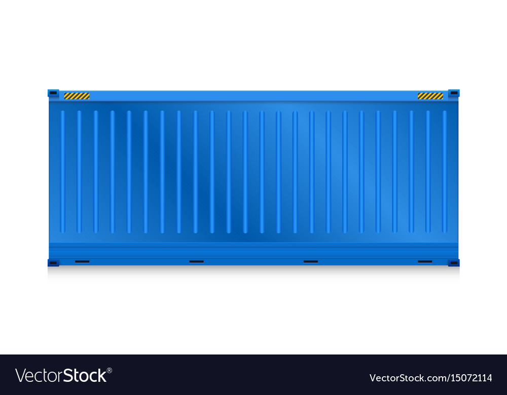 Cargo container Royalty Free Vector Image - VectorStock