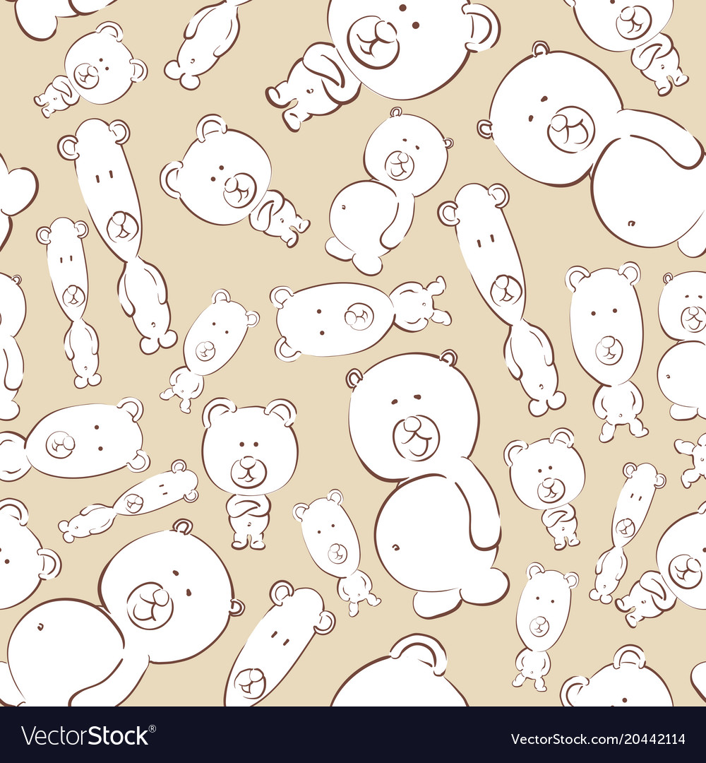 Cute bear Royalty Free Vector Image - VectorStock