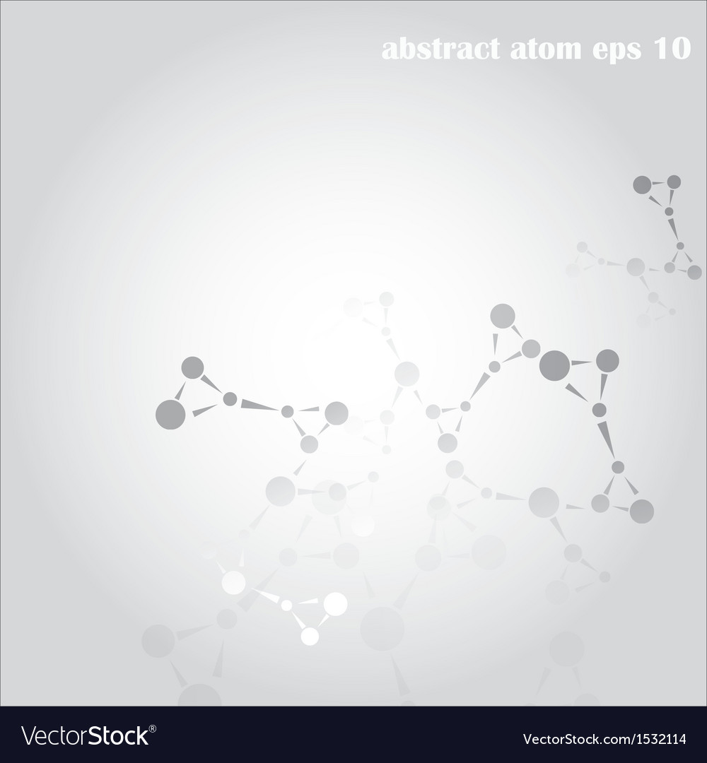 Molecular structures Royalty Free Vector Image