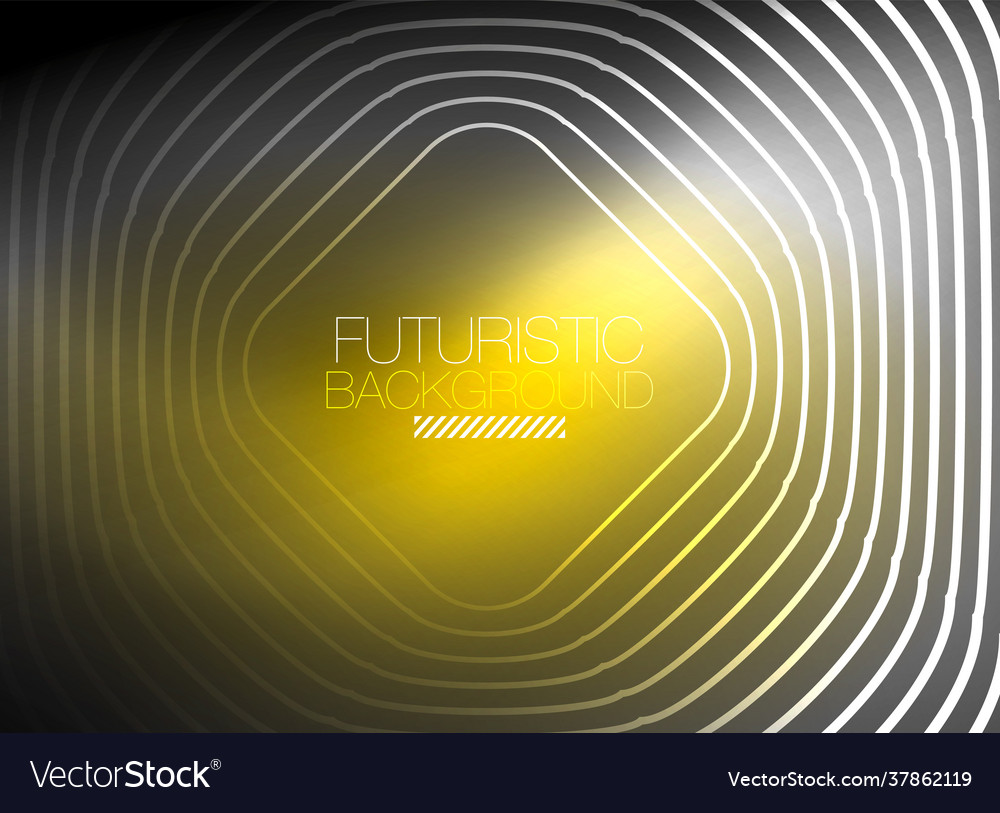 Neon color square shape lines abstract background Vector Image Neon color square shape lines abstract background Vector Image