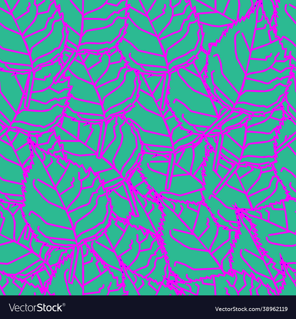 Pink leaf Royalty Free Vector Image - VectorStock