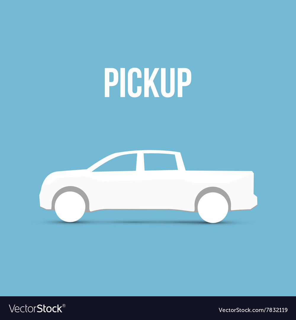 Sample car icon isolated Royalty Free Vector Image