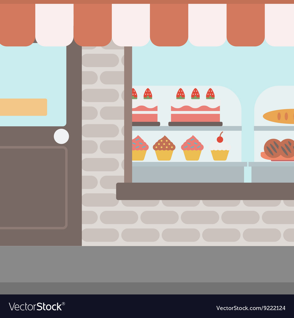 Background bakery Royalty Free Vector Image - VectorStock