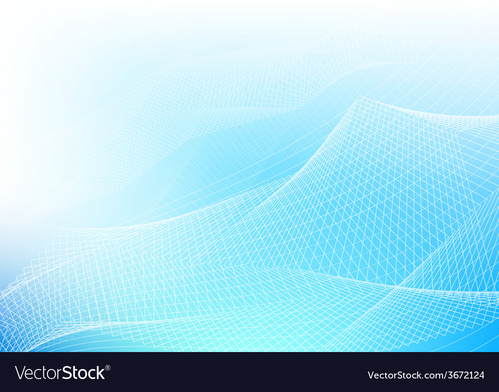 Blue abstract lines Royalty Free Vector Image - VectorStock