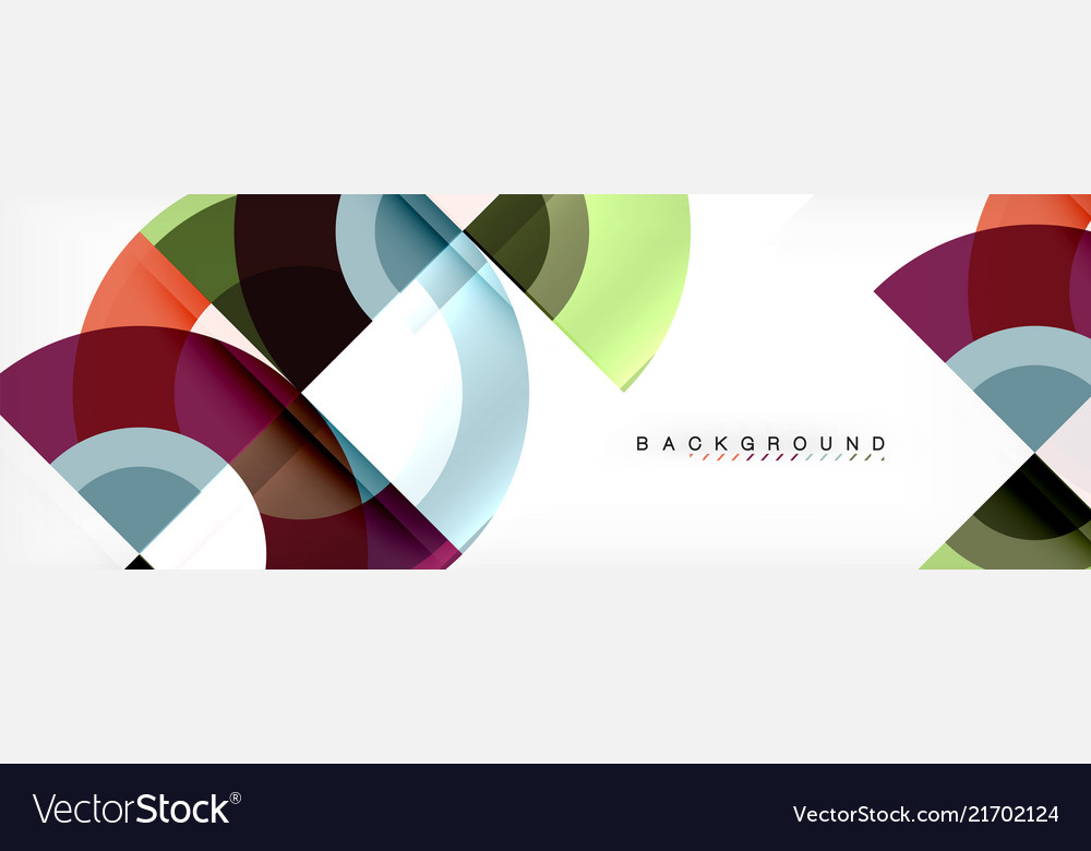 Circular geometric abstract background Royalty Free Vector