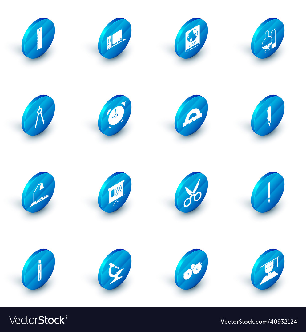 Set Computer Monitor With Keyboard And Mouse Vector Image