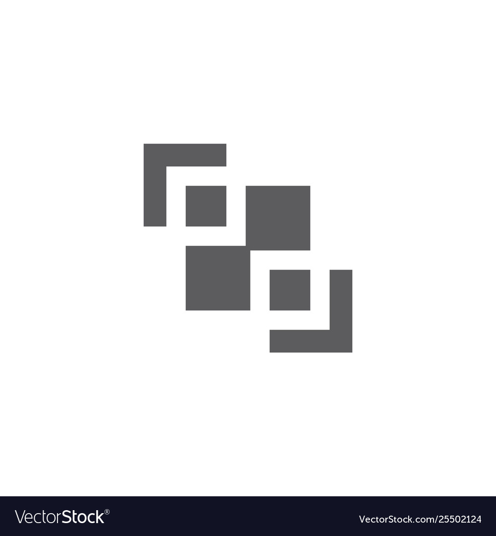 Square icon Royalty Free Vector Image - VectorStock