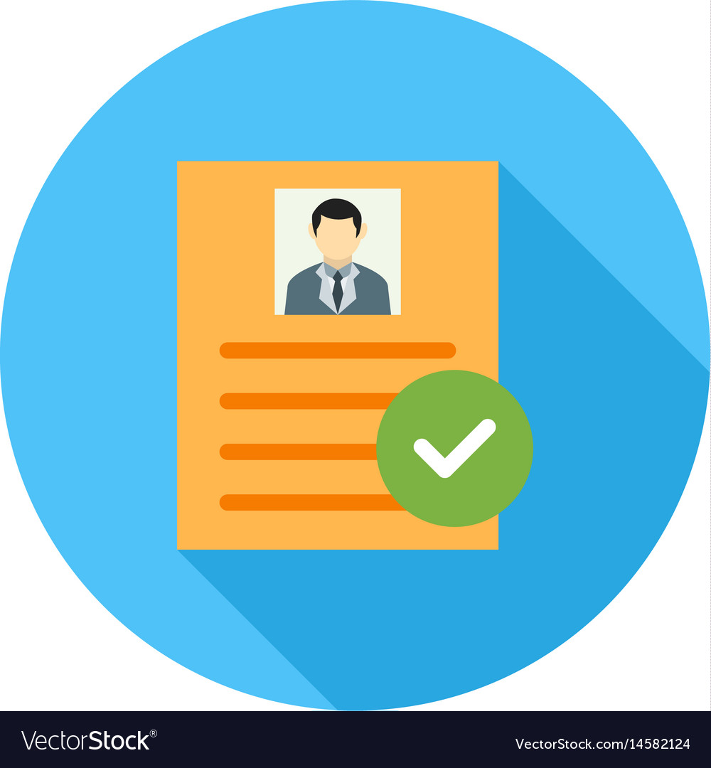 Valid user profile Royalty Free Vector Image - VectorStock