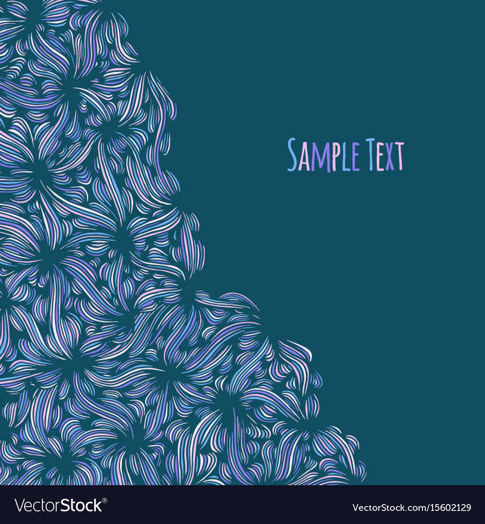 Hand drawn pattern background Royalty Free Vector Image