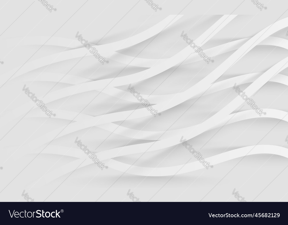 White elegant lines abstract background Royalty Free Vector