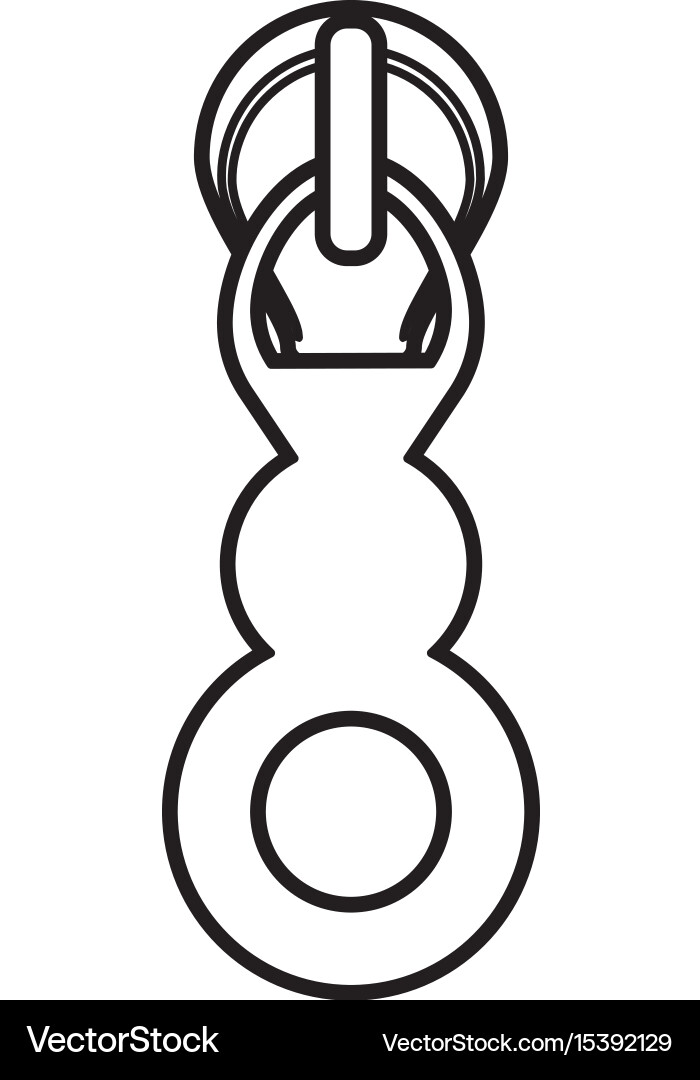 Zipper symbol Royalty Free Vector Image - VectorStock