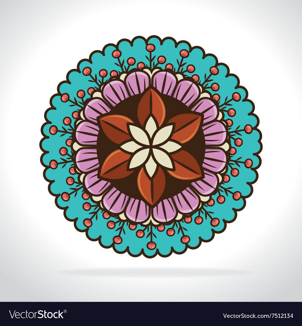 Bohemian background design Royalty Free Vector Image