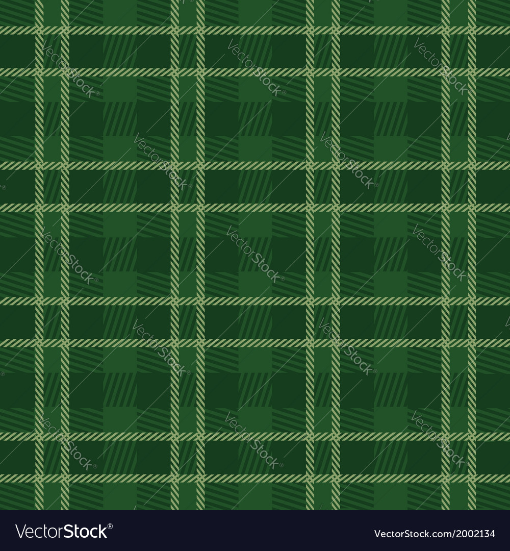 Green plaid pattern Royalty Free Vector Image - VectorStock