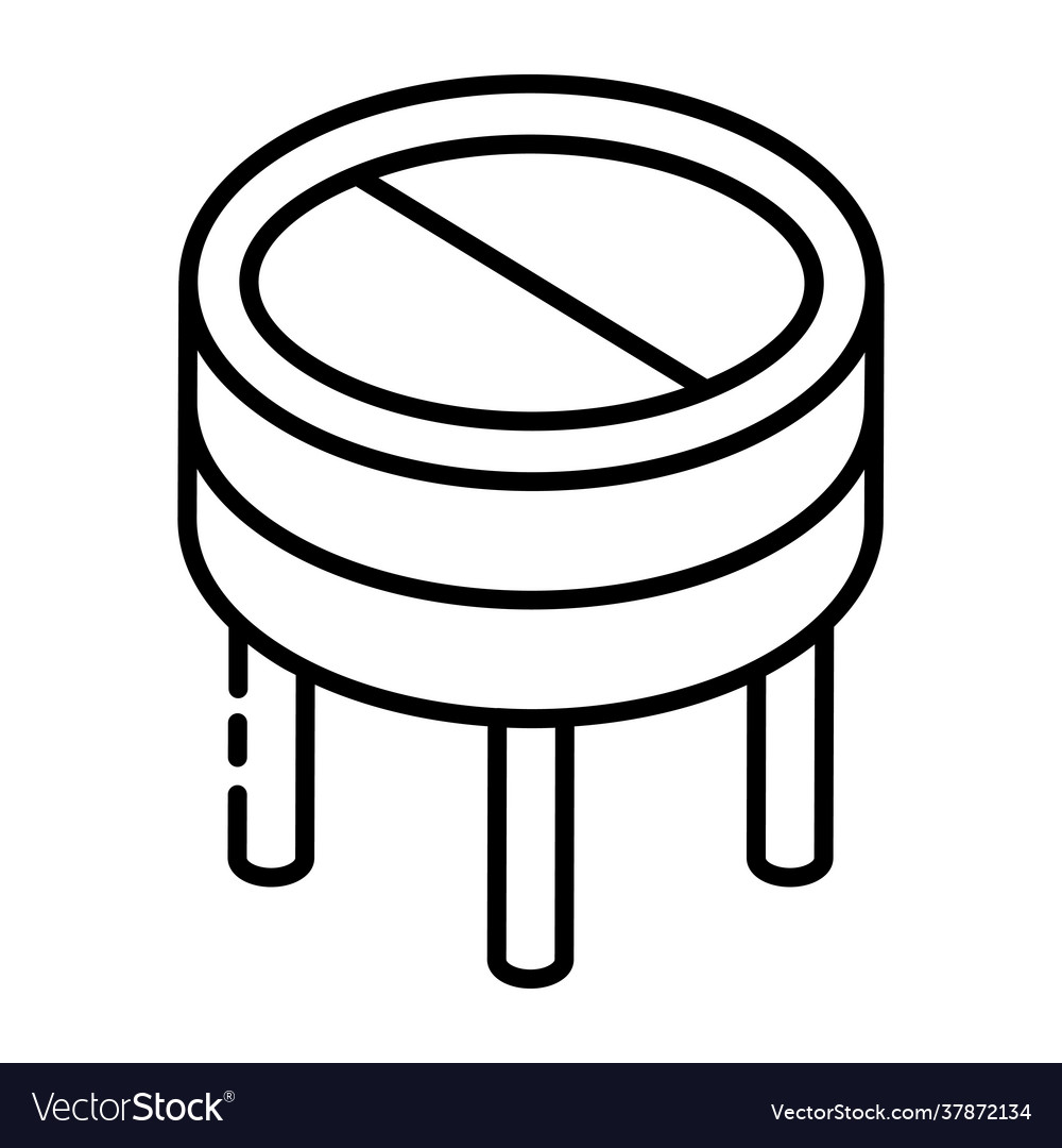 Memory capacitor Royalty Free Vector Image - VectorStock
