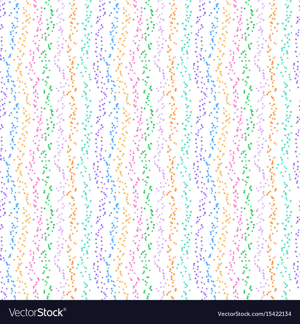 Seamless pattern with dot lines simple dotted Vector Image