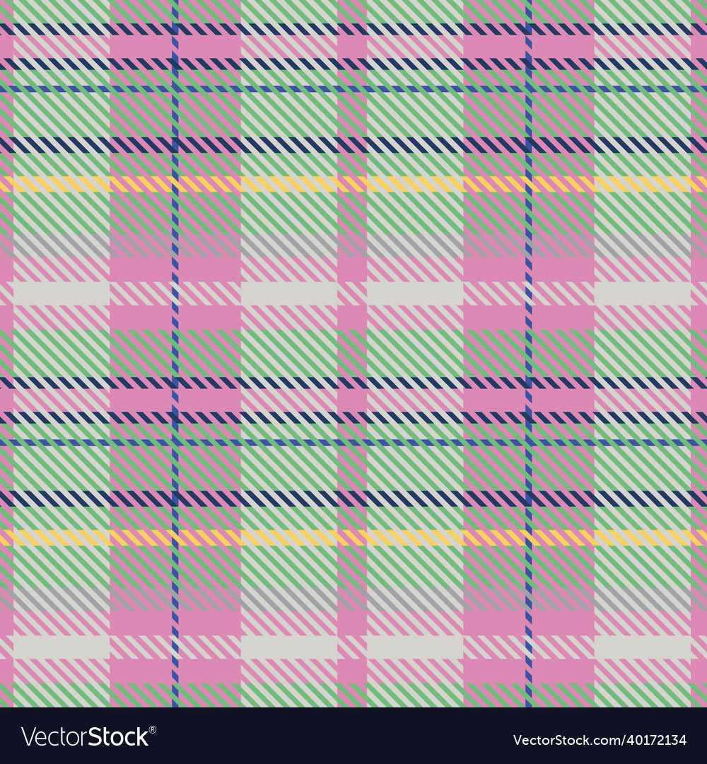 Spring fresh seamless plaid pattern Royalty Free Vector