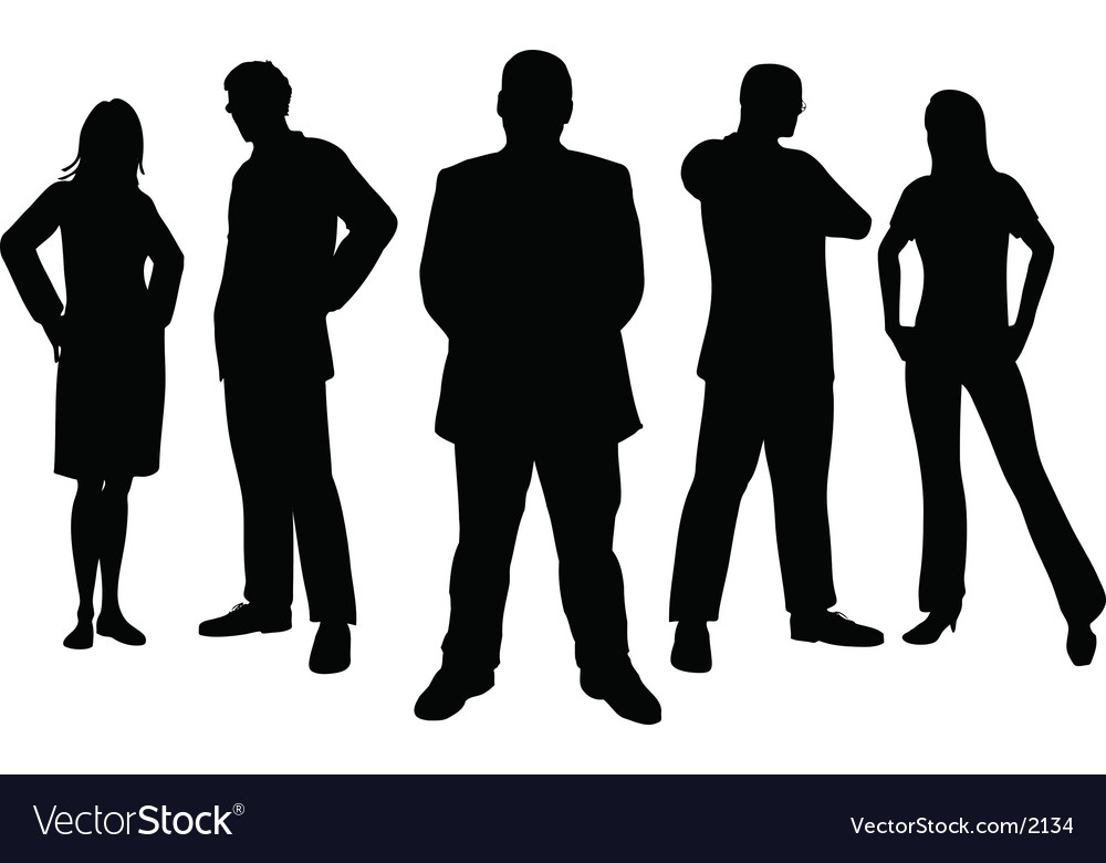 Young professionals Royalty Free Vector Image - VectorStock