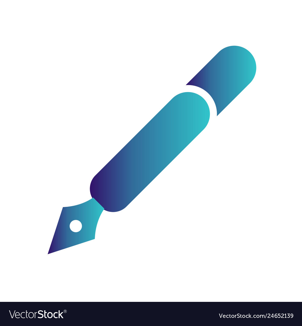 Pen icon Royalty Free Vector Image - VectorStock