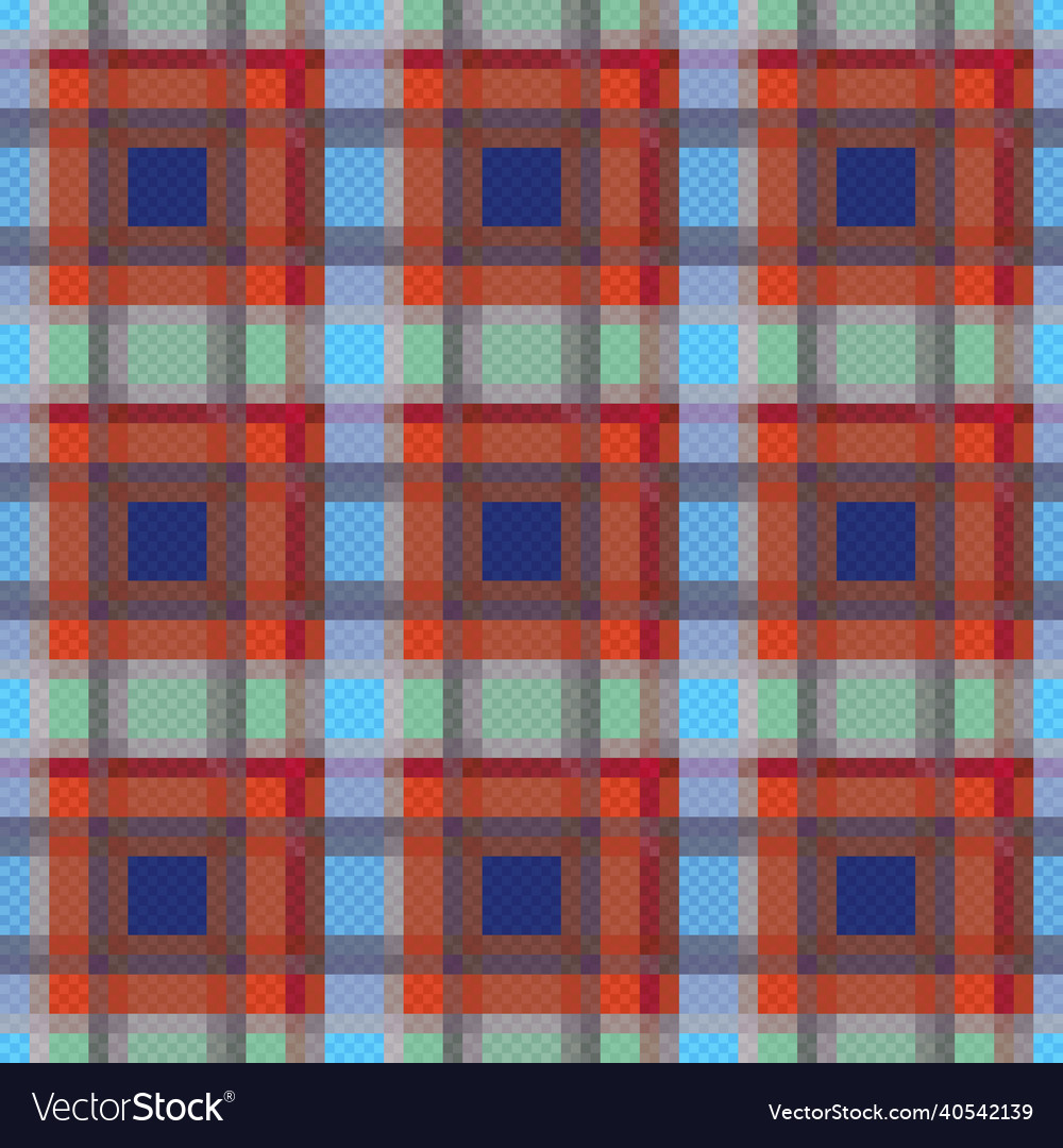 Rectangular seamless pattern in mainly muted hues Vector Image