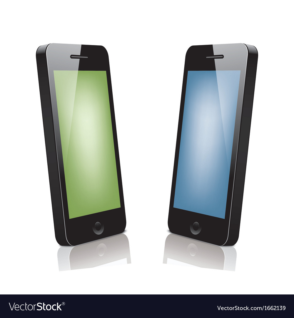 Smartphones Royalty Free Vector Image - VectorStock