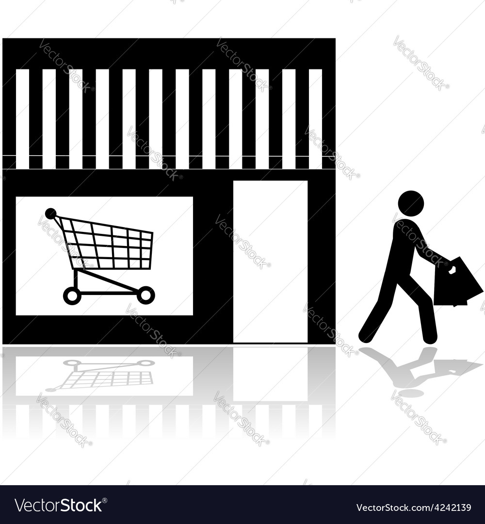 Store front Royalty Free Vector Image - VectorStock