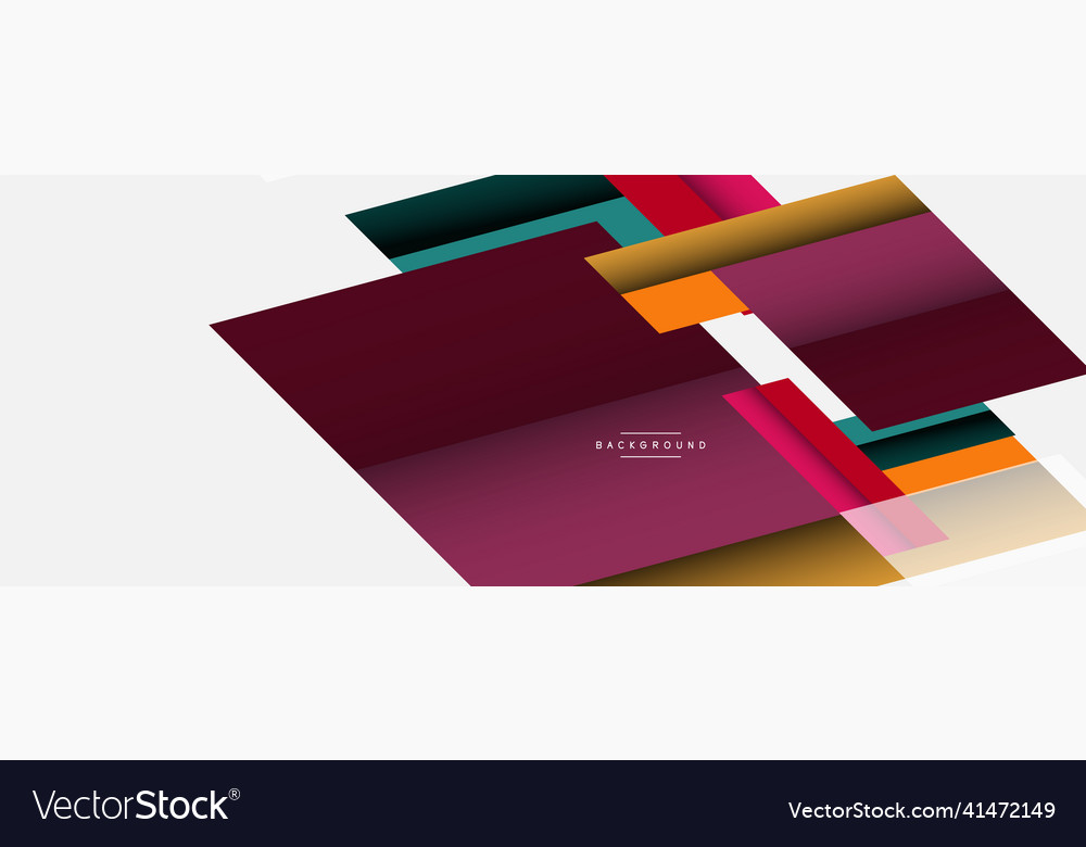 Background abstract overlapping color Royalty Free Vector