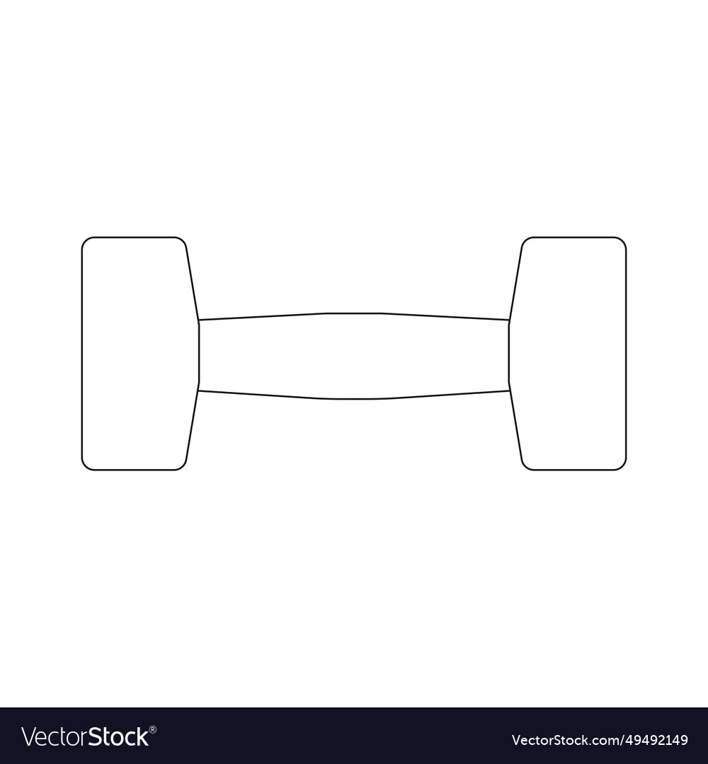 Barbell icon Royalty Free Vector Image - VectorStock
