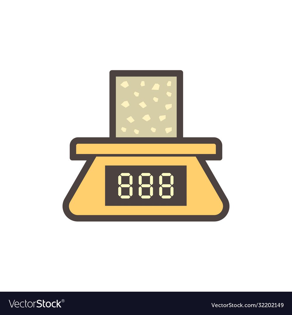 Concrete testing icon Royalty Free Vector Image
