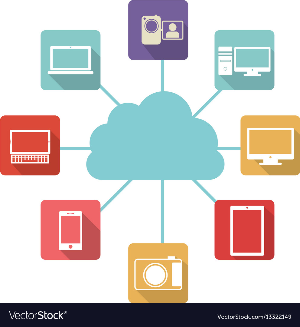 Database hosting icon stock Royalty Free Vector Image