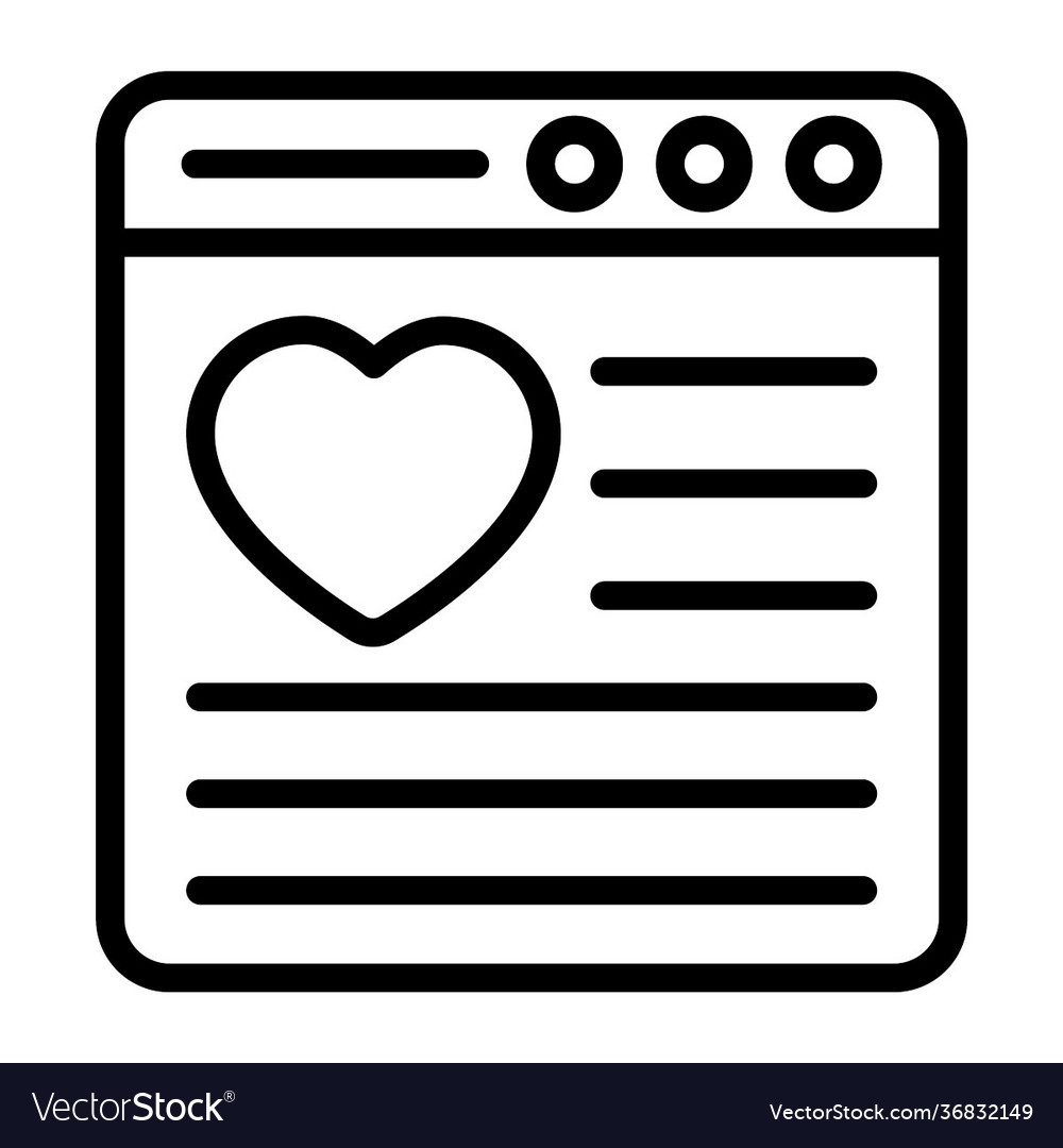 Favorite website Royalty Free Vector Image - VectorStock