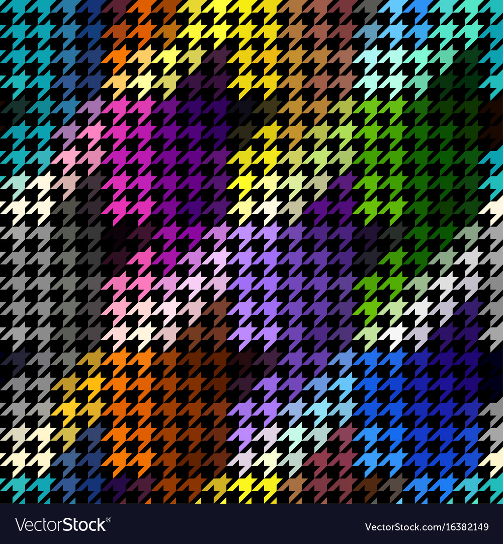 Geometrical hounds-tooth pattern Royalty Free Vector Image