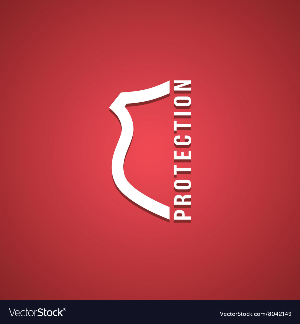 Protection shield theme Royalty Free Vector Image