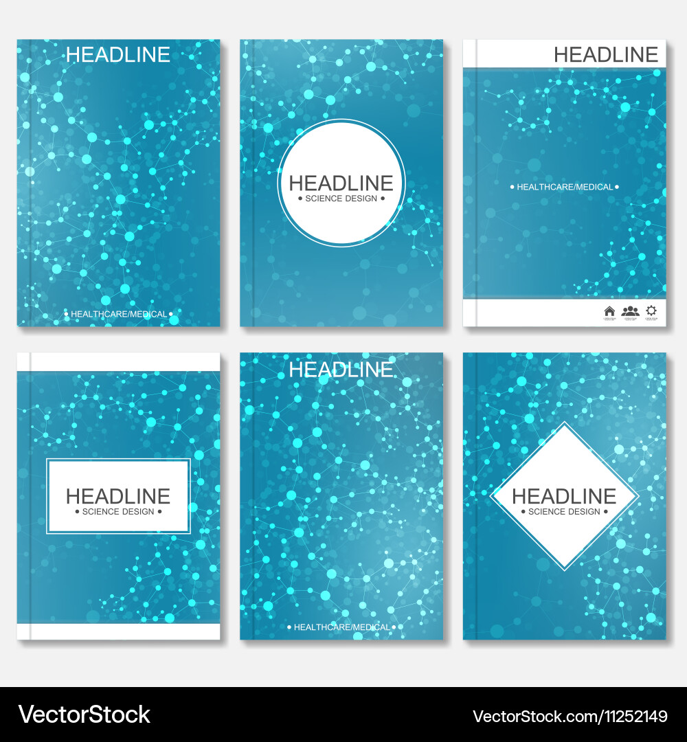 Science background modern templates Royalty Free Vector