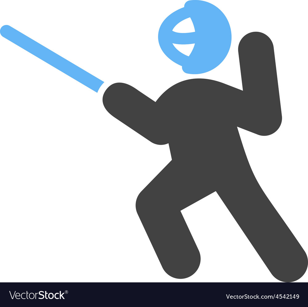Sword fighting Royalty Free Vector Image - VectorStock