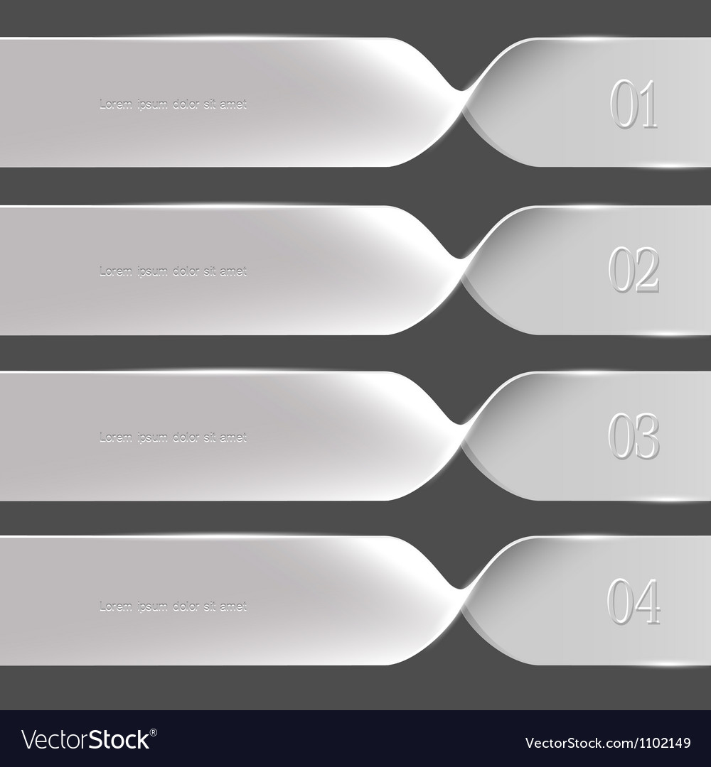 White design template Royalty Free Vector Image